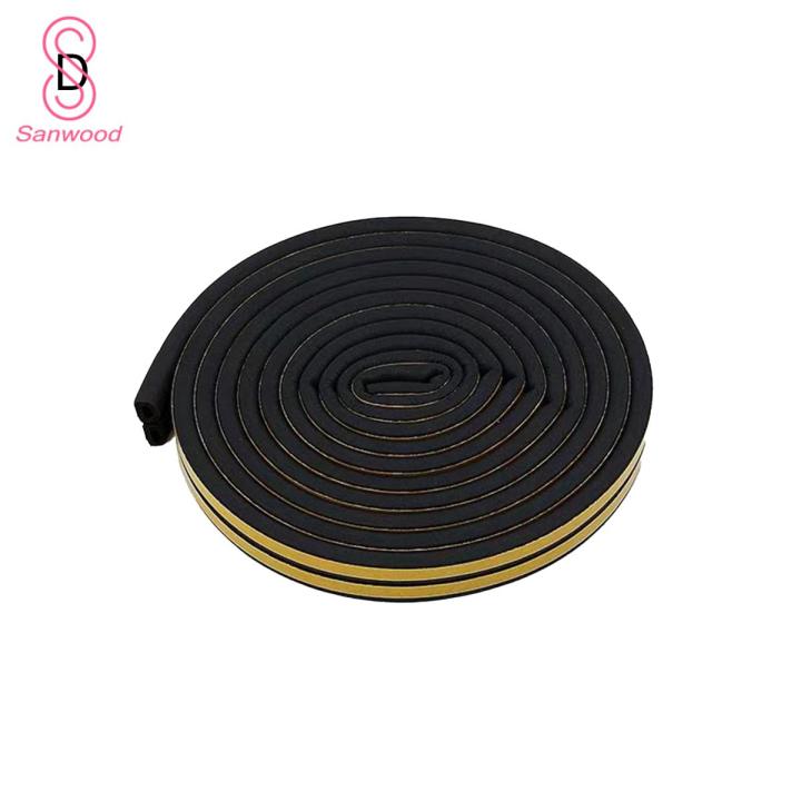 10m Sealing Strip Resilient Sound-proof Rubber Universal Long Door Stop ...