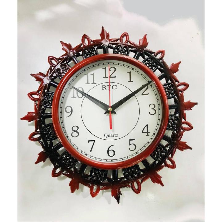 NEW BAEUTYFULL STYLISH BEST WALL CLOCK RTC JALI | Daraz.com.bd