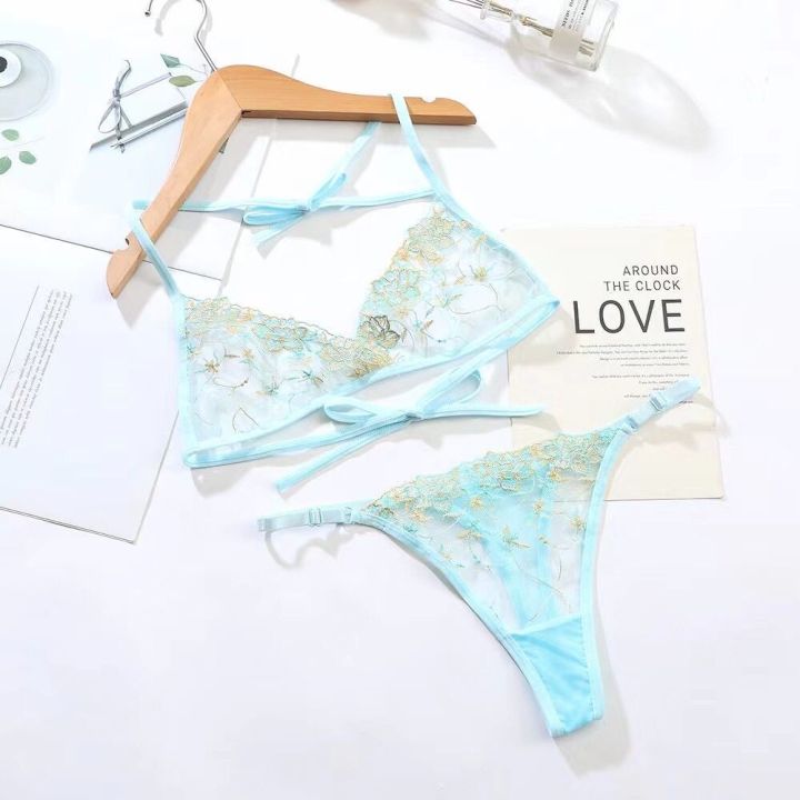 Bra & panty set bikini set womens underwear net design bra and panty ...