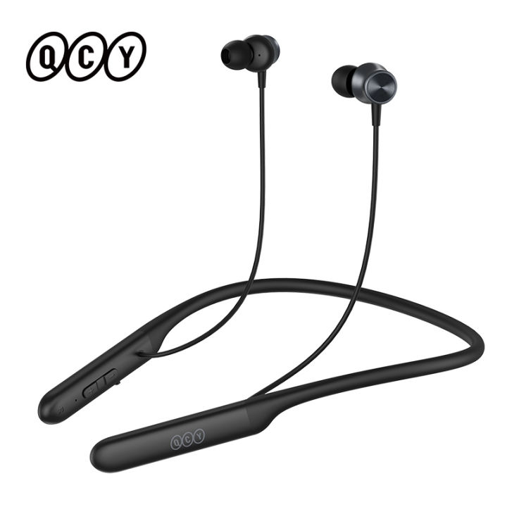 QCY C1 C2 Wireless Earphones Bluetooth 5.2 Neckband Sports Headphones Headset In-Ear Earbuds ...
