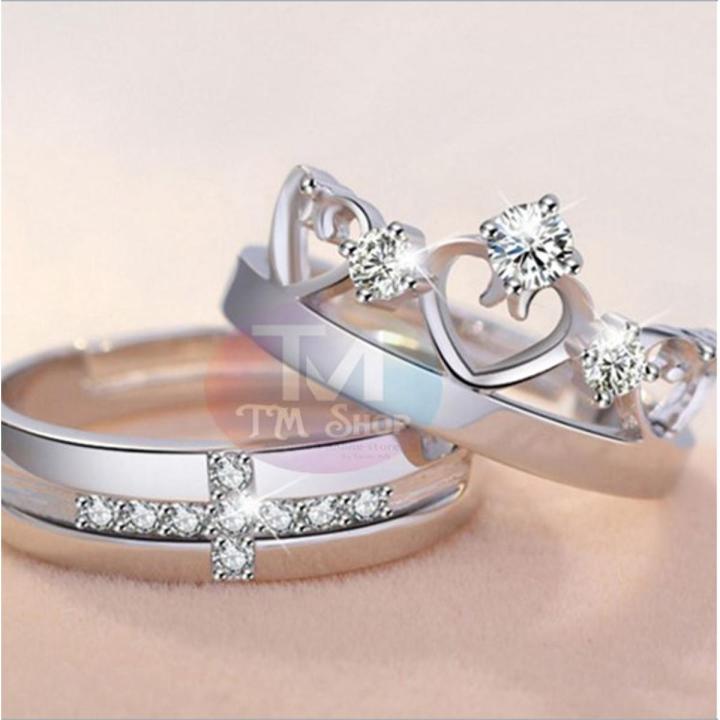 Crown Couple ring King Queen | Daraz.com.bd