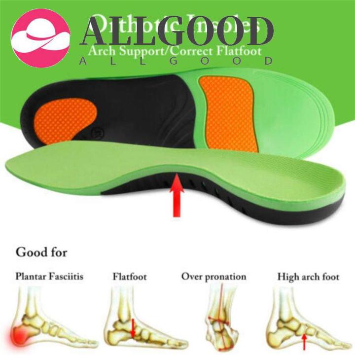 1 Pair Orthotic Insoles Plantar Fasciitis Arch Support Flat Feet Foot ...