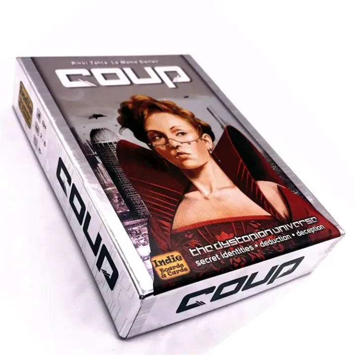 Classic board game card full English version of coup for Family party ...