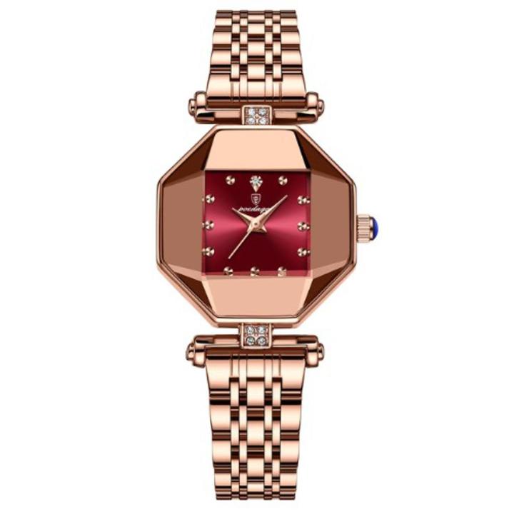 Poedagar PO368S RoseGold Stainless Steel Analog Wrist Watch For Women ...