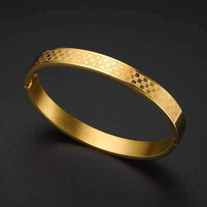 Classic Round Cuff Bracelet for Men Wedding Party | Daraz.com.bd