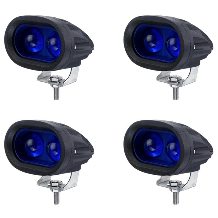 2X 10V-80V Vehicle Blue LED ning Signal Lamp Forklift Truck Work Spot ...