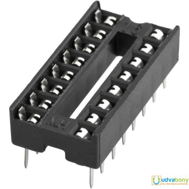 5Pcs- 16 Pin IC Base 16 Pin PCB Mount Low Cost IC Socket DIL DIP IC Socket PCB Mount Connector ...