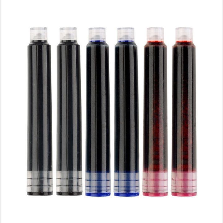 10pcs fountain pen ink refill 3.4mm Replaceable Student pen ink steel ...