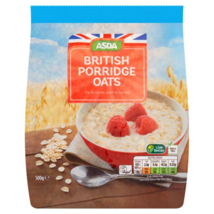 ASDA British Porridge Oats Pouch 500gm, UK | Daraz.com.bd