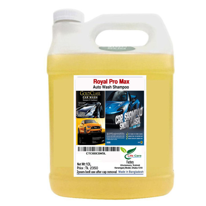 Royal Pro Max Foaming Auto Wash Shampoo 10L | Daraz.com.bd