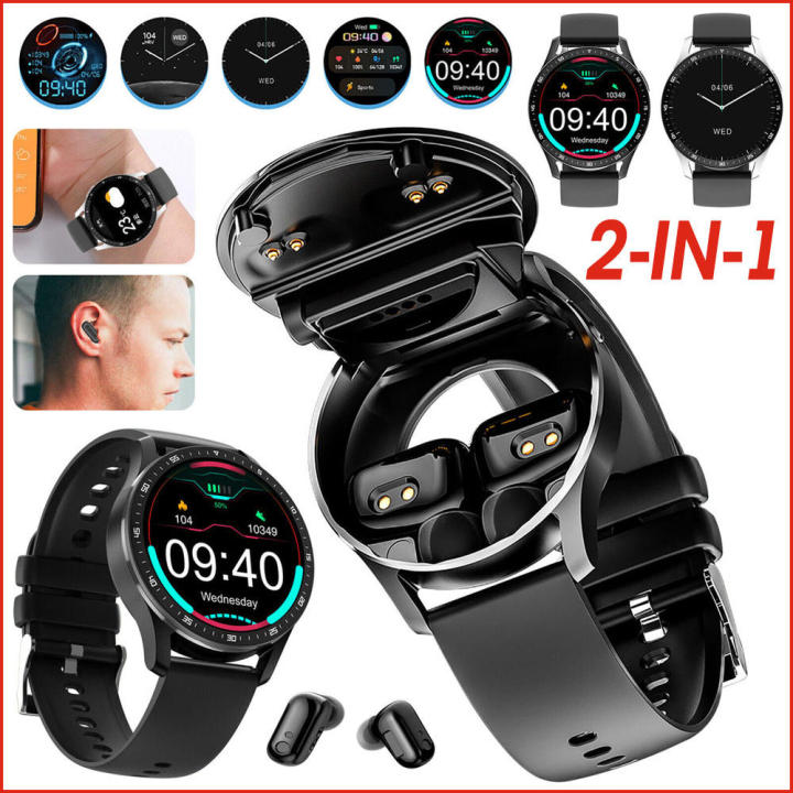 Smart Watch True Wireless Earbuds Bluetooth Headsets Smartwatch | Daraz ...
