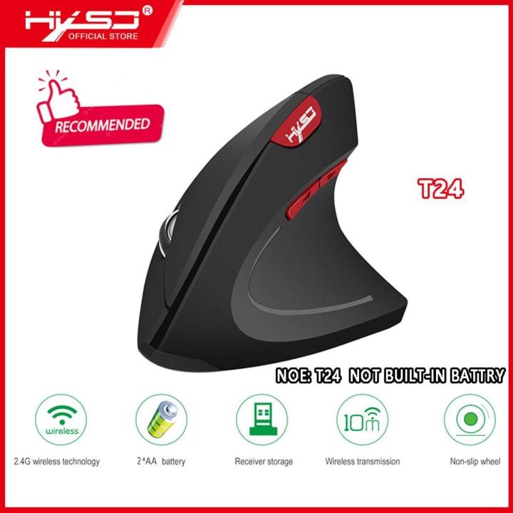 【3C VictoryEagle】HXSJ T24 Gaming Mouse Ergonomic Vertical 2400DPI ...