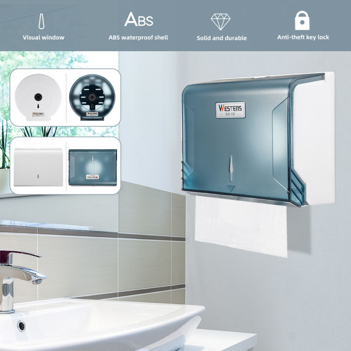 Waterproof Toilet Bedding Roll Paper Box Towel Dispenser Holder Wall ...