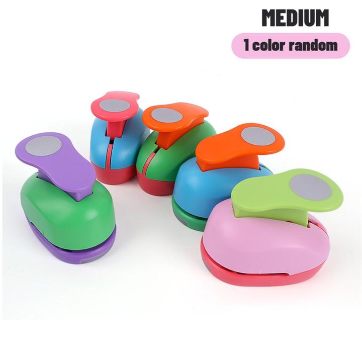 Manual DIY Paper Cutter Punch Round Hole Embossing Device Children ...