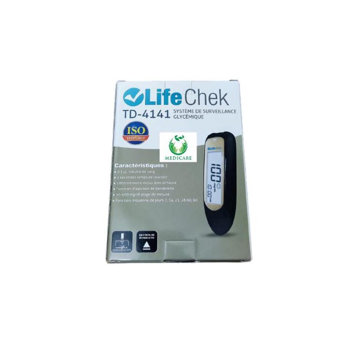LIFE CHECK BLOOD GLUCOSE MONITOR TD-4141 Full Set | Daraz.com.bd
