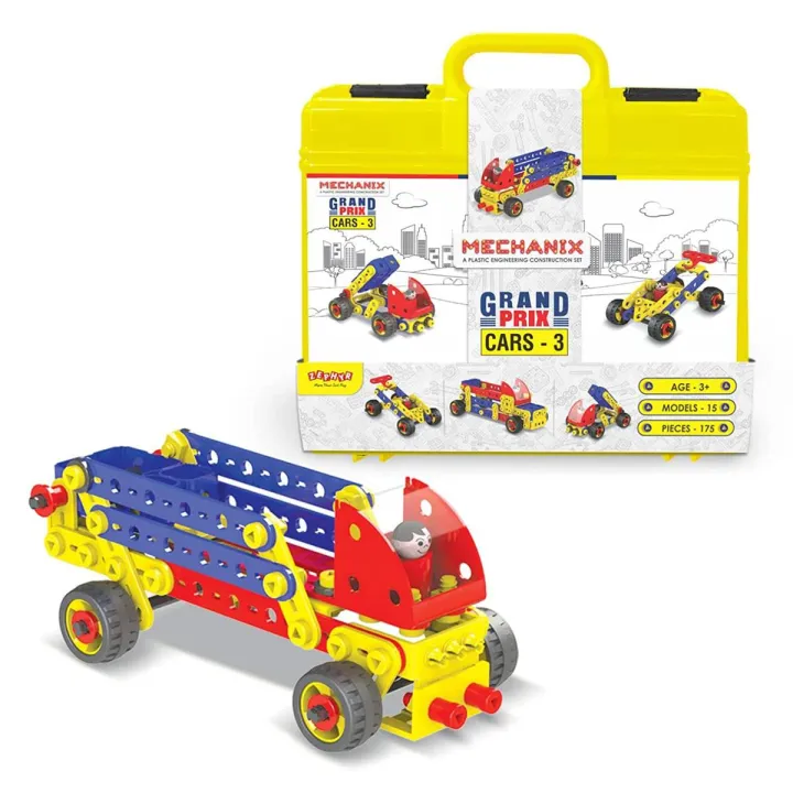 Zephyr Plastic Mechanix - Cars 3 block building set for kids-02008 ...