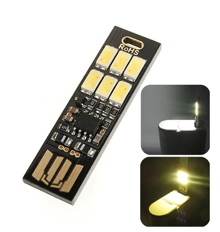 Touch Sensor USB 6 LED Light Camping Night Light 5V Touch Sensor ...