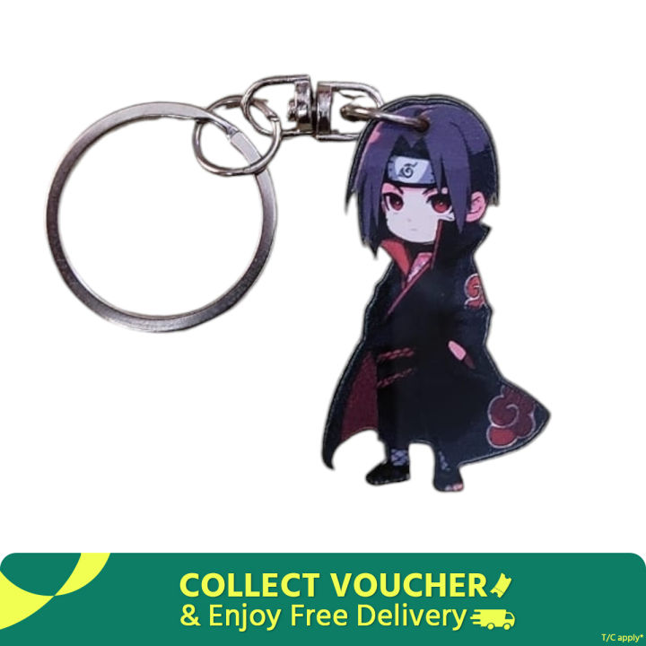 Itachi Uchiha Acrylic Key Chain From The Anime Naruto Acrylic Key Ring ...