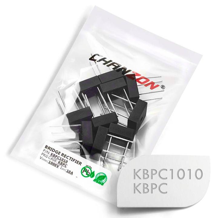 【happy one】Pcs KBPC1010 Bridge Diode 10A 1000V KBPC Single Phase Full ...
