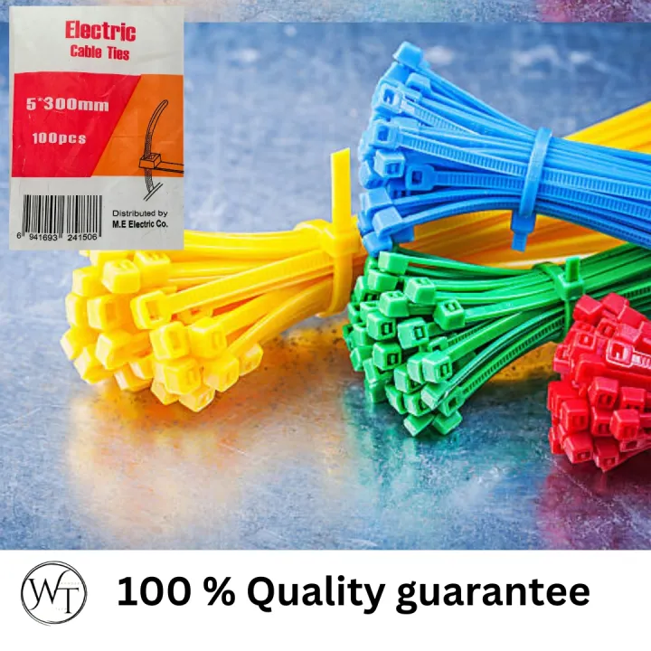 12 inch long 5*300mm Electric cable ties Multi Purpose Heavy Duty Cable ...
