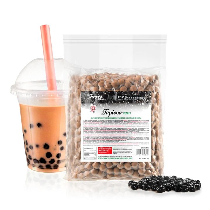 Tapioca Pearls Bubble Tea -1kg | Daraz.com.bd