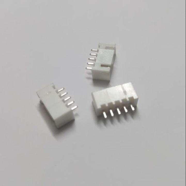 5Pcs- 5Pin WHITE MALE HEADER Female Housing JST XH Male Header 5 Pin 2.54mm Pitch Male Connector ...