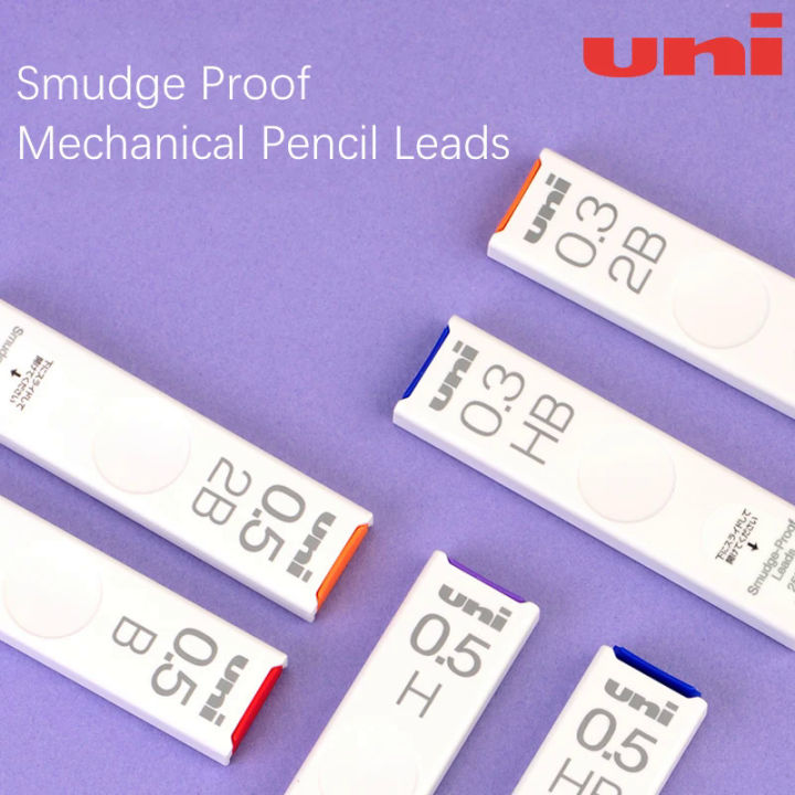 1tube NEW UNI Smudge Proof Mechanical Pencil Leads UL-S More Dark Lead HB B 2B 0.3/0.5/0.7/0.9mm ...