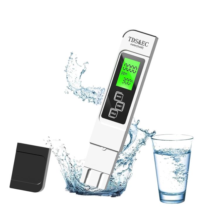 Water Testing Kits for Drinking Water- 4 in 1 TDS Meter TDS EC ...