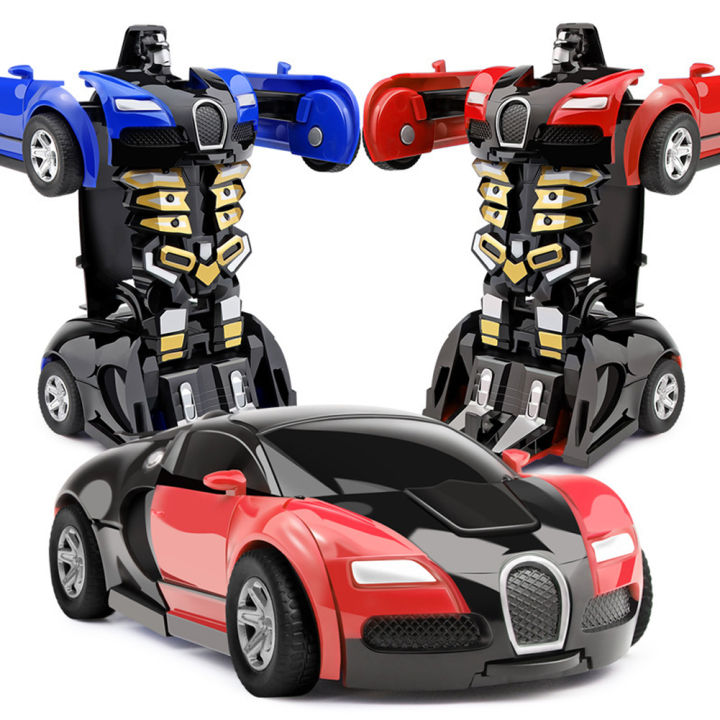 【Shop Now and Save】 SF Boys Deformation Transform CarRobot Model Push ...