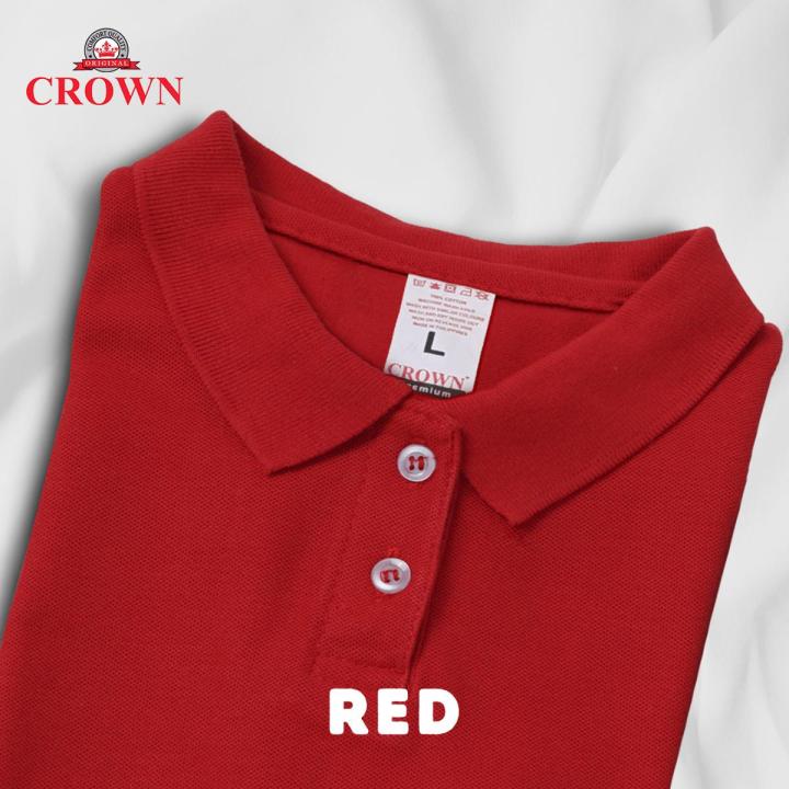 Crown Tshirt | Mens Polo Shirt | Colors | Red | Fuschia | Orange ...