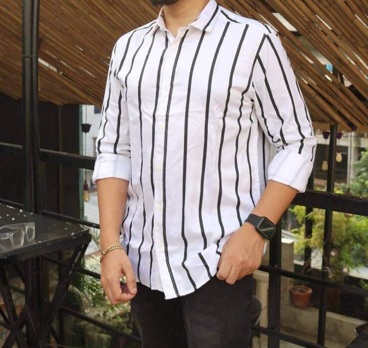 Premium Quality Long Sleeve Design Shirt For men's | Daraz.com.bd