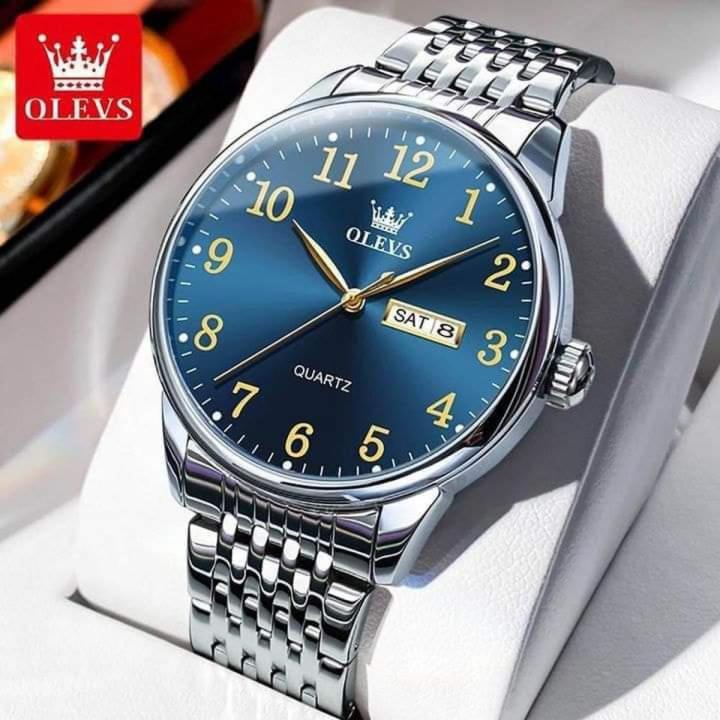 Inspired by Olevs 5535 Stainless Steel Analog Wrist Watch For Men ...