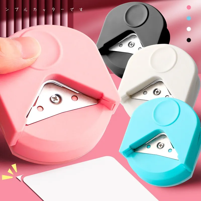 Portable Cute Mini R4 Round Corner Cutter Plastic Paper Cutters Cards ...
