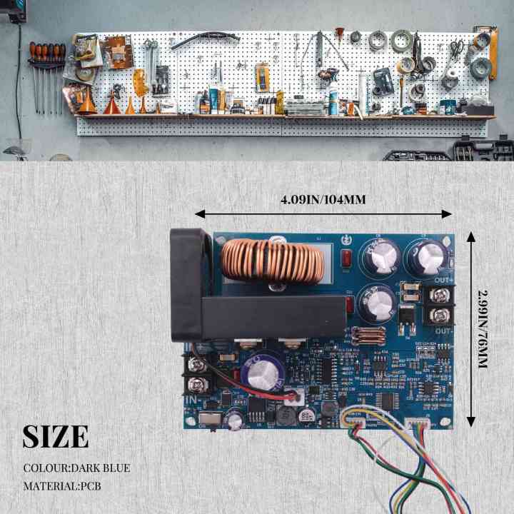 WZ5020L 20A 1000W DC DC Buck Converter CC CV Step-Down Power Module ...