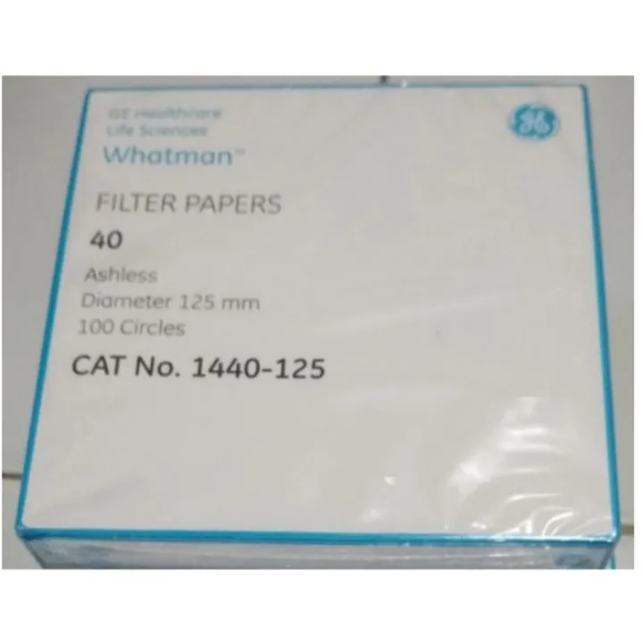 Quantitative filter paper, ashless, whatman Uk Grade 40 | Daraz.com.bd