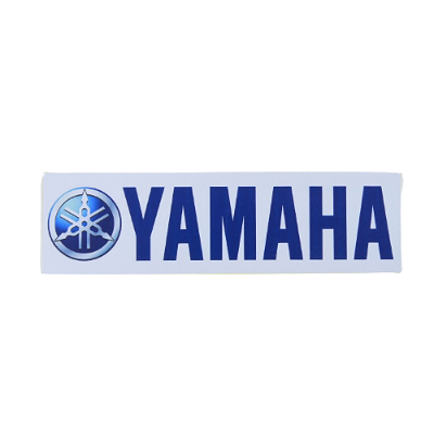 Front Name Plate PVC Board Sticker For Motorcycle Yamaha. Blue | Daraz ...