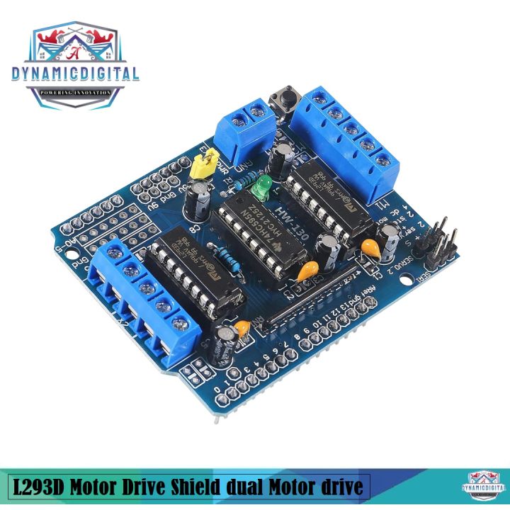 L293D DC Motor Drive Expansion Shield Stepper Motor Drive Shield Expansion Board for Arduino ...