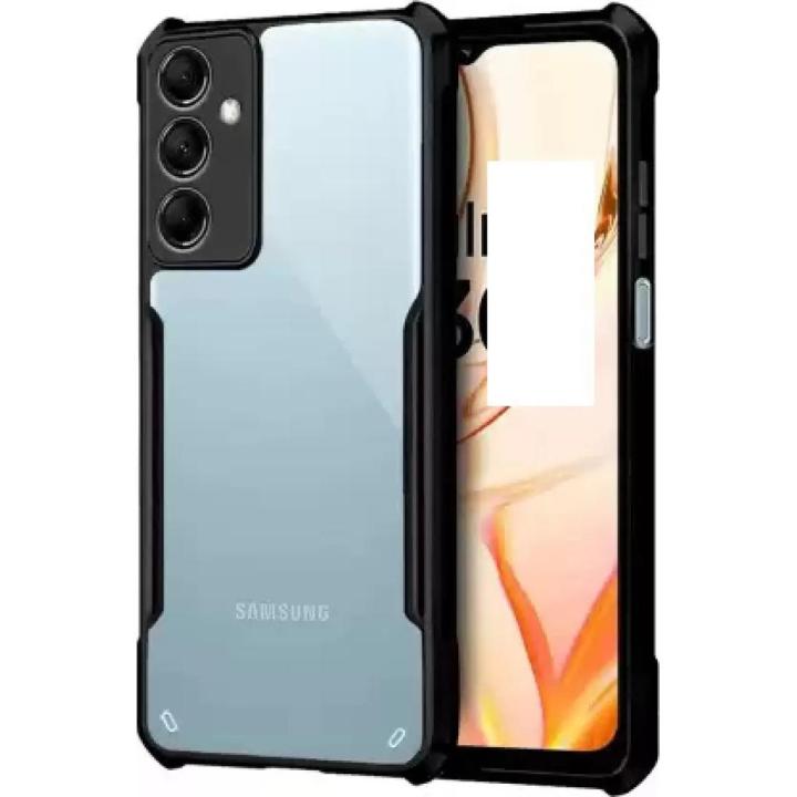 Transparent Black Back Cover for Samsung Galaxy A24 4G with Slim Fit ...