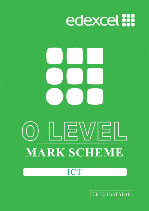 Edexcel International GCSE (9-1) ICT Mark Scheme | Daraz.com.bd