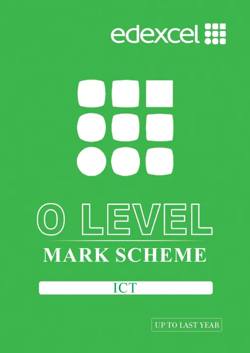 Edexcel International GCSE (9-1) ICT Mark Scheme | Daraz.com.bd