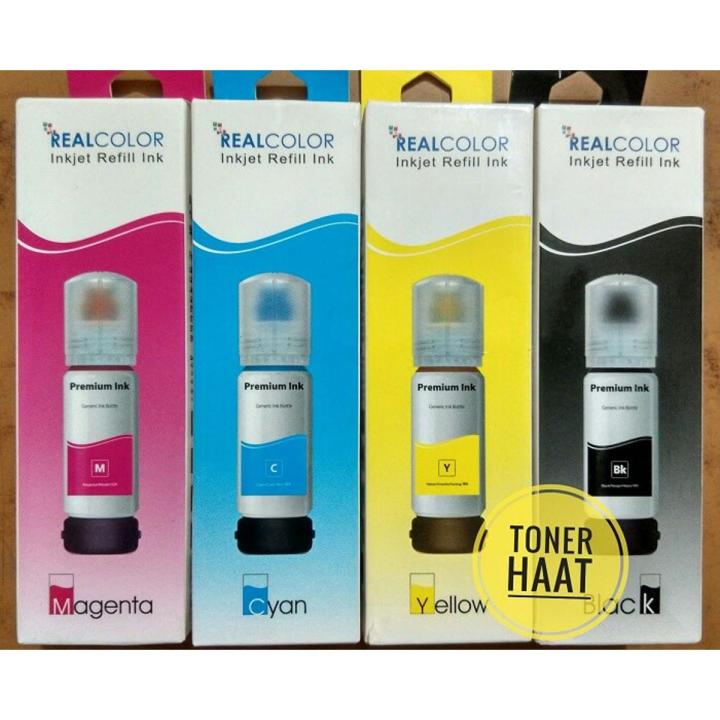 001/003/004/101 Ink Cartridge for Epson L3210 Printer (Full Set 4 Pcs ...