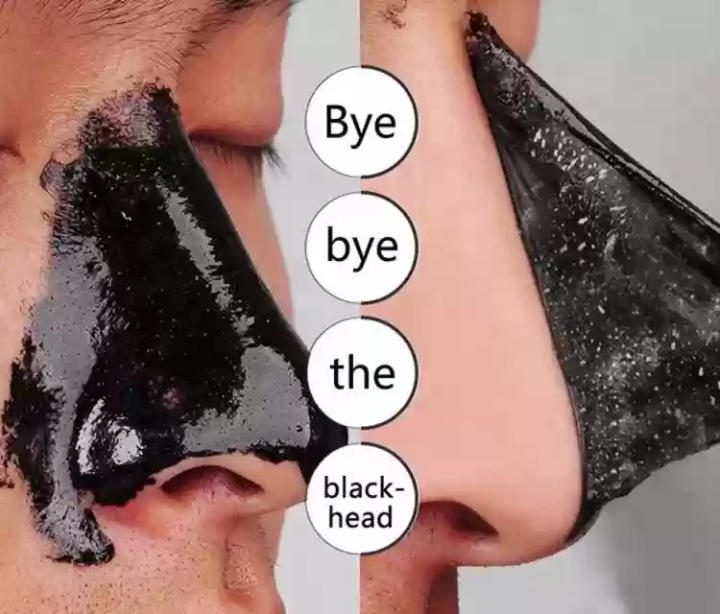 BIOAQUA Black Mask Activated Carbon Charcoal Blackhead Removal Peel Off ...