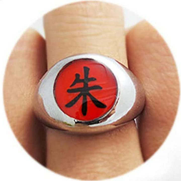 Wholesale Akatsuki Ninja Cosplay Accessories Adjustable Anime Ring ...