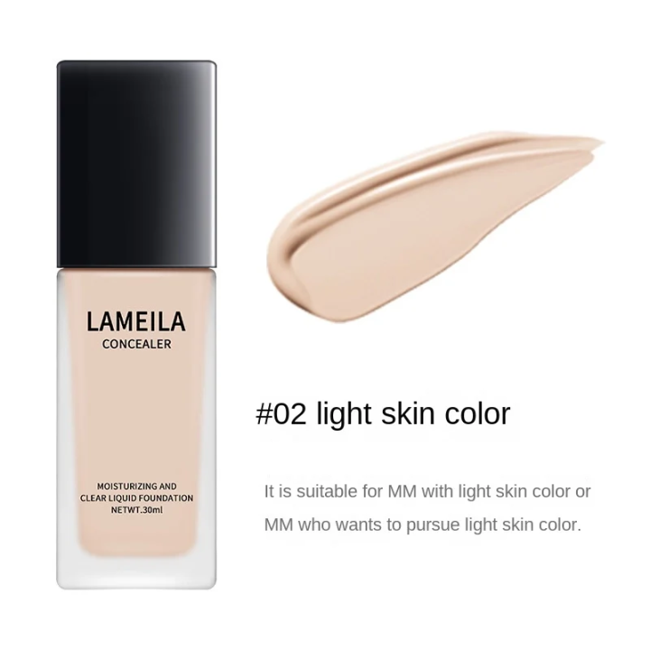 Lameila Full Coverage Foundation Light Skin 02 (OA) | Daraz.com.bd