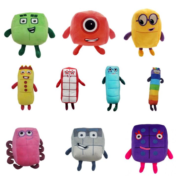 Cross-border digital building block plush toys Numberblocks doll doll ...