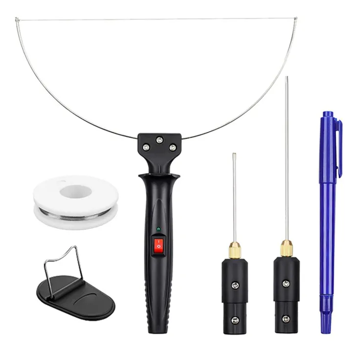 Hot Wire Foam Cutter,3-In-1 Electric Styrofoam Cutting Tools Kit ...