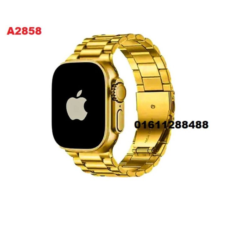 A2858 Ultra Smartwatch Bluetooth Calling With A-pple Logo Metal Strip ...