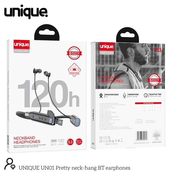 Unique UN01 Neckband Headphones | Daraz.com.bd