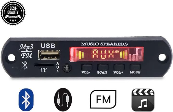 Bluetooth mp3 audio chip decoder fm redio usb Bluetooth device with ...