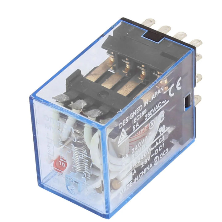 14 pin AC 220V/240V Coil 14 Pin DPDT Power Electromagnetic Relay ...
